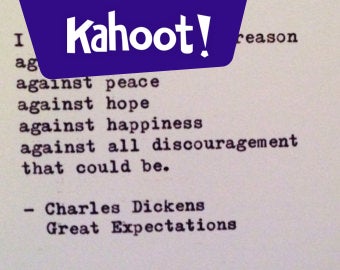 Duplicate of Great Expectations Final Review - Kahoot! Quiz