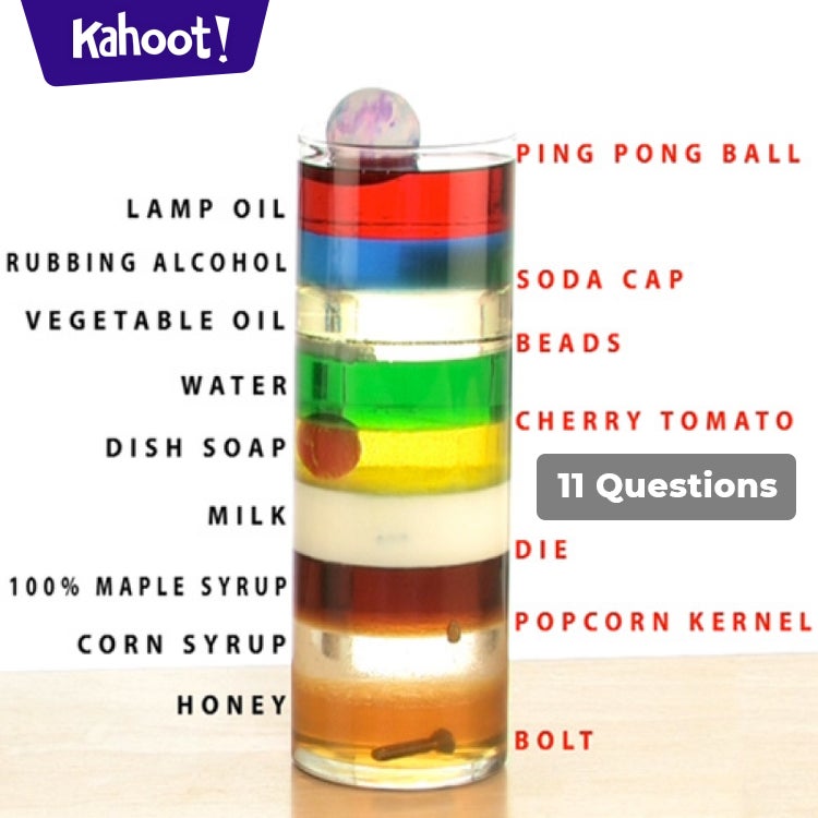 Fluids, Forces, & Density Review - Kahoot! Quiz