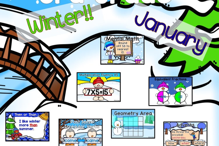 3rd Grade January WInter Kahoots!! Fun and Learning!! 10 Kahoots ...
