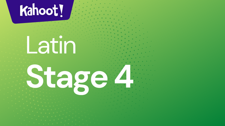 Latin Stage 4 Vocabulary - GCSE Latin CLC - Kahoot! Quiz