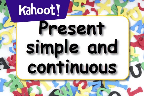 Present Simple vs Present Continuous (affirmative) - Kahoot! Quiz
