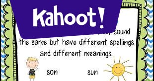 Homophones Review #3 - Kahoot! Quiz