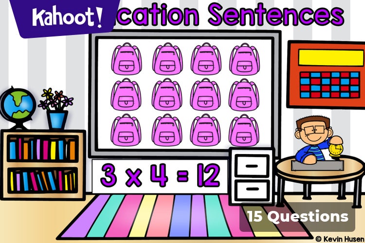 Multiplication Sentences (4th Grade 5th Grade Back to School Math ...