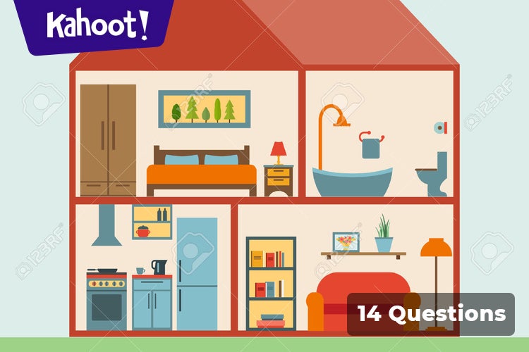 SEGUNDO GRADO - UNIT 01 : PARTS OF THE HOUSE - Kahoot! Quiz