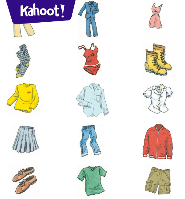 La ropa / llevar - Kahoot! Quiz