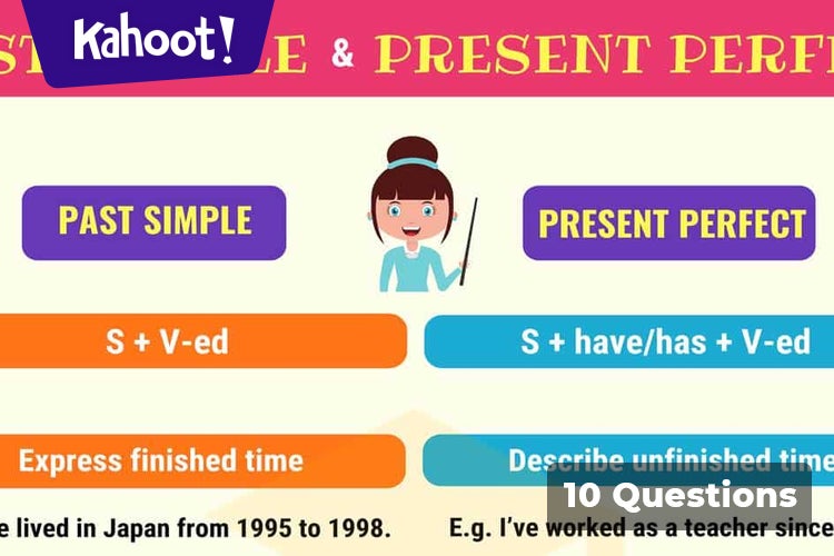 Past simple - Present perfect (continuous) - Kahoot! Quiz