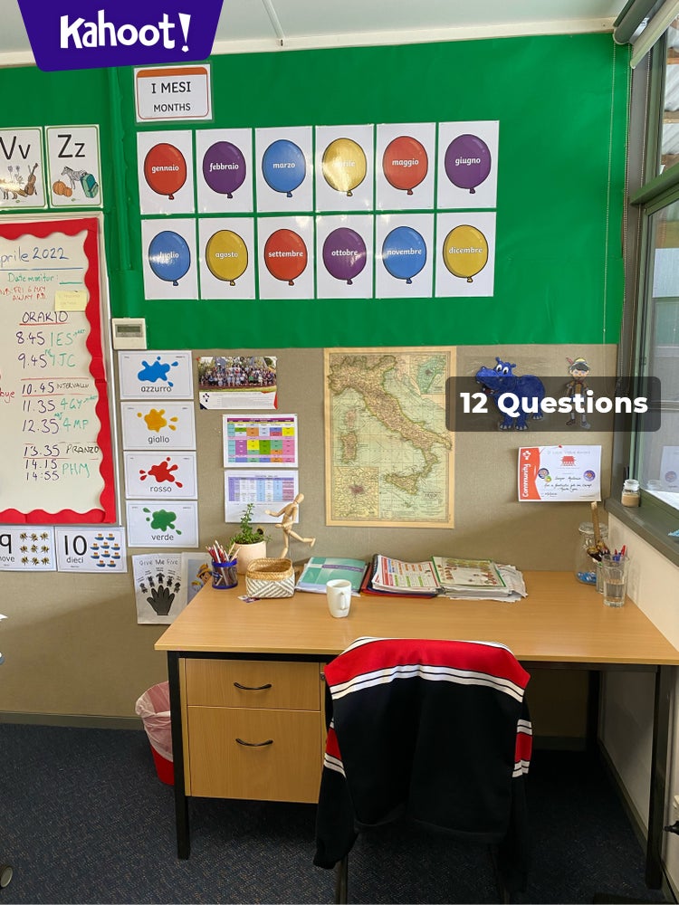 The Definite Article in Italian - Kahoot! Quiz