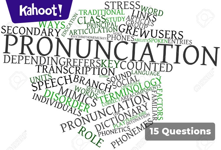 Rhymes and Pronunciation - Kahoot! Quiz