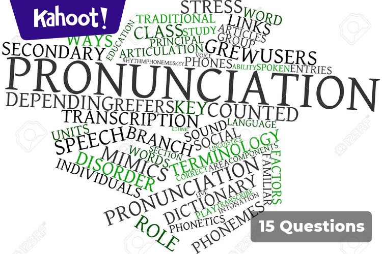 Rhymes and Pronunciation - Kahoot! Quiz