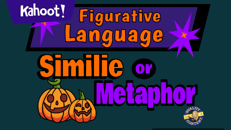 Simile or Metaphor? Halloween Figurative Language - Kahoot! Quiz