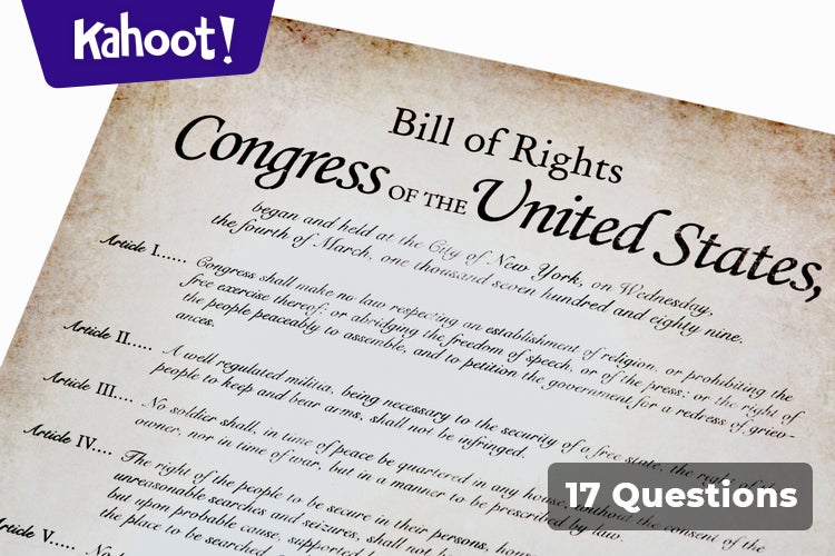 Bill of Rights and Civil Liberties Review - Kahoot 1 - Kahoot! Quiz
