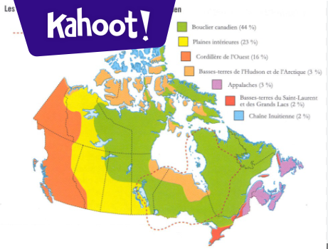 les régions physiques du Canada - Kahoot! Quiz