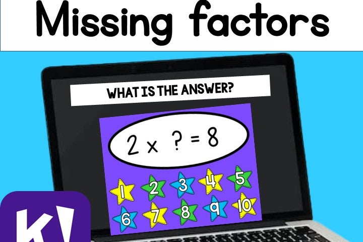 Multiplication (Missing Factors) 1x,2x,3x,4x,5x,6x,7x,8x,9,10x - Kahoot ...