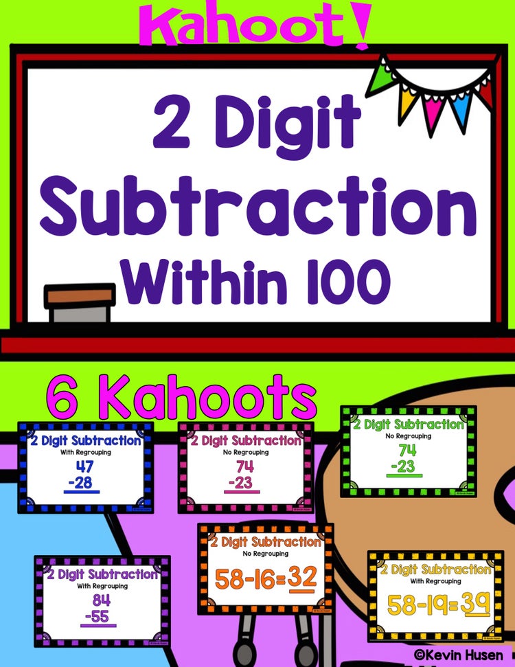 2nd Grade 2 Digit Subtraction (Second Grade Math) - Kahoot! Course