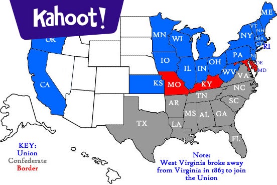 Duplicate of Civil War Review and Practice - Kahoot! Quiz