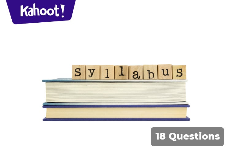 Chemistry Syllabus Review (A Week) - Kahoot! Quiz