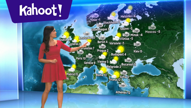 La météo - Kahoot! Quiz