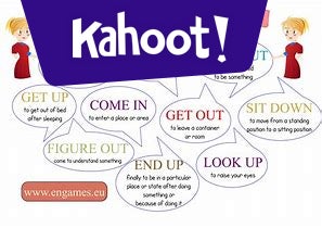 GRAMMAR: PHRASAL VERBS (B1-B2) - Kahoot! Quiz