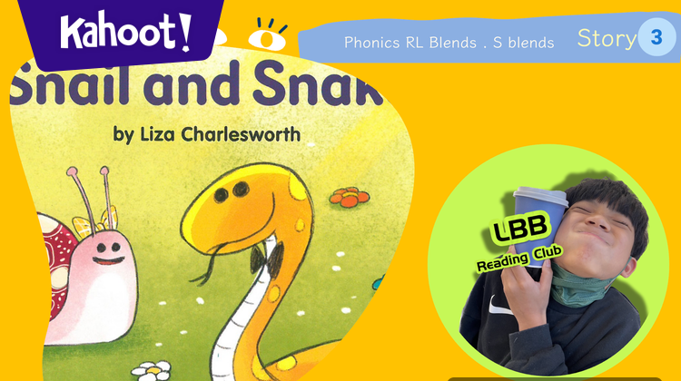 Snail and Snake | RL blends | Phonics step 3 | LBB - Kahoot! Quiz