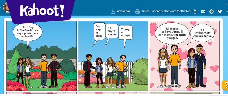 Reading comprehension "Mi familia y yo" - Kahoot! Quiz