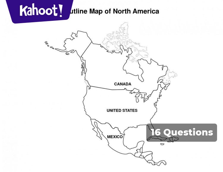 North America map skills - Kahoot! Quiz