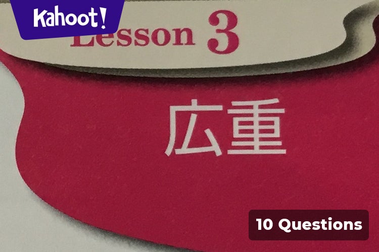 Lesson 3 - Kahoot! Quiz