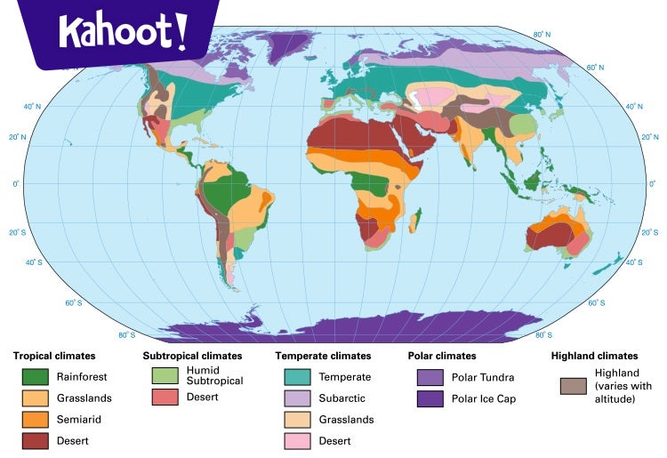 Earth Science: Climate Regions - Kahoot! Quiz