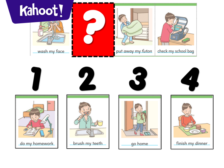 [4] My Day (Arrange) +My Day (Missing) - Kahoot! Quiz