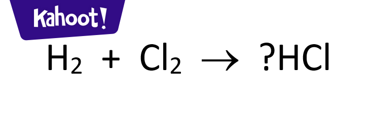 The basics of Balancing Equations - Kahoot! Quiz