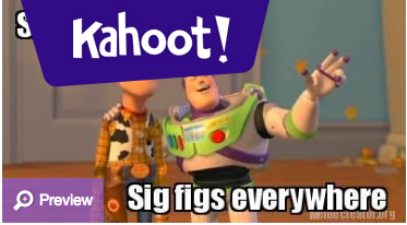 Year 9: Significant Figures - Kahoot! Quiz