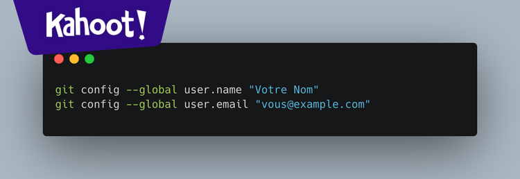 Git 1 - Kahoot! Quiz