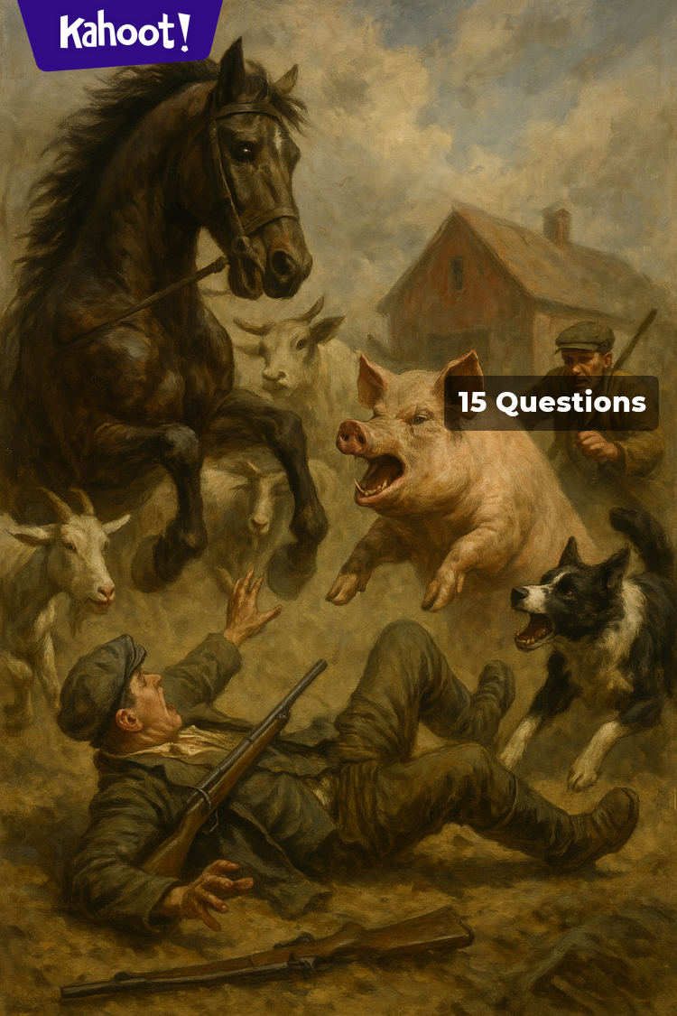 Animal Farm Trivia Chapters 1-3 - Kahoot! Quiz