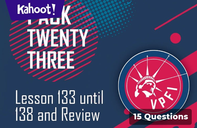 LESSON 136 - Kahoot! Quiz