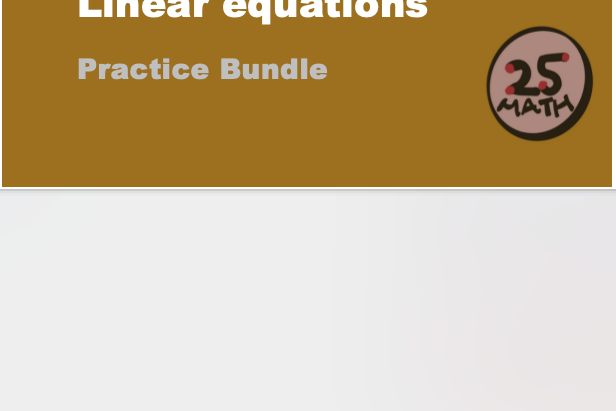 Solving one-step linear equations - Practice Bundle - Kahoot! Course