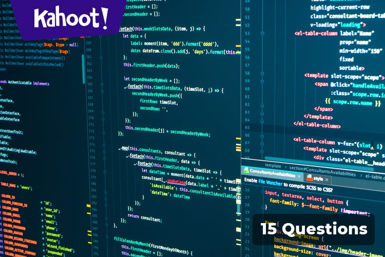 Variables & Loops - Kahoot! Quiz