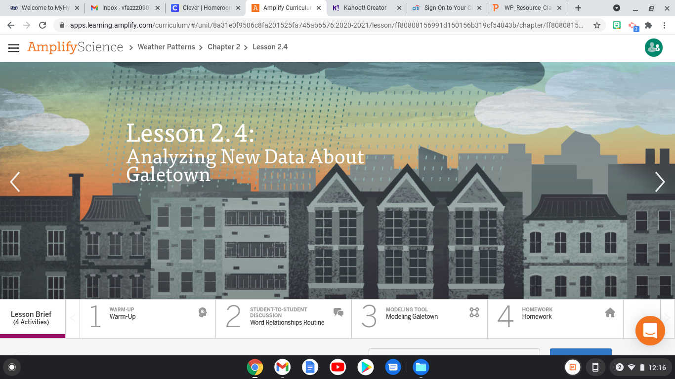Weather Patterns Amplify Vocabulary - Kahoot! Quiz