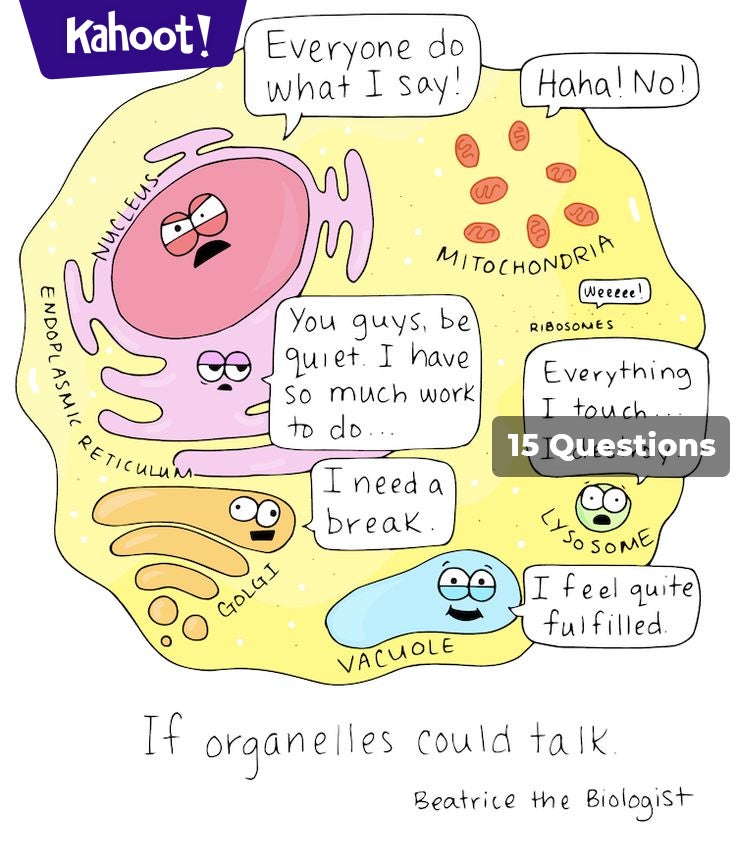 Cell Organelles, Test Review - Kahoot! Quiz