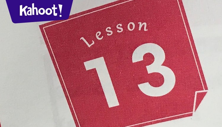 Lesson 13 - Kahoot! Quiz