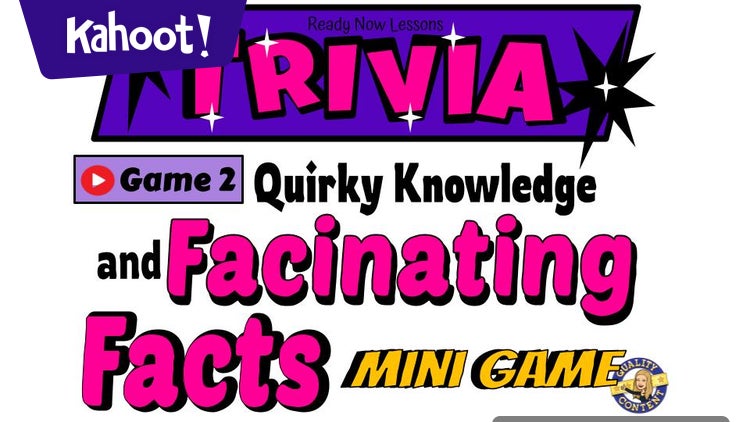 Trivia Game 2 - Quirky Knowledge & Fascinating Facts MINI GAME - Kahoot ...