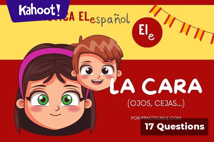 Partes de la cara Español A1 - Kahoot! Quiz