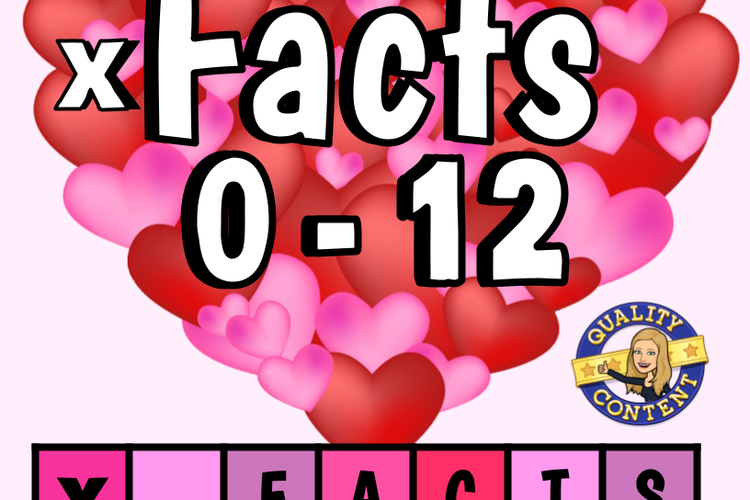 February Multiplication Math Facts Fluency ~ Valentine's Day - Kahoot ...