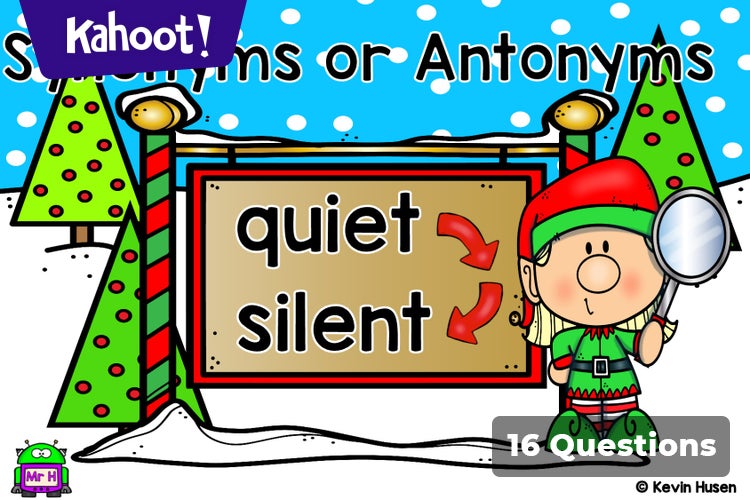 Synonyms or Antonyms (December Holiday Christmas 3rd Grade Language ...