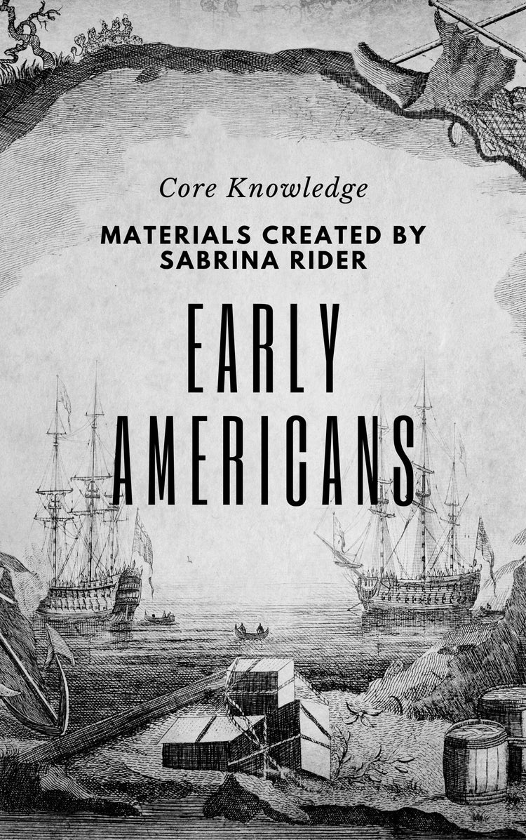 Core Knowledge Unit 4 Earliest Americans 3rd Grade *VOCABULARY ONLY ...