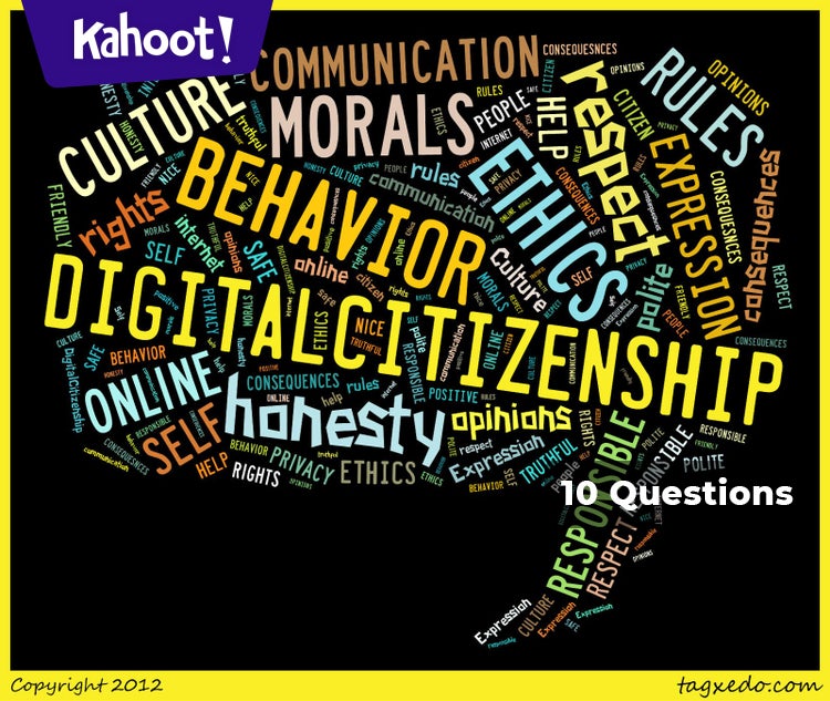 Digital Citizenship - Common Sense Media - Kahoot! Quiz