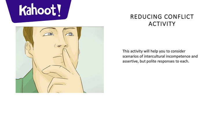 Verbal Conflict Exercise - Kahoot! Quiz