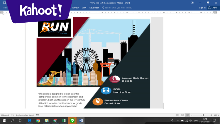 RUN for Tranformative Education - Kahoot! Quiz