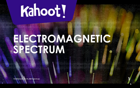 ELECTROMAGNETIC WAVES - Kahoot! Quiz