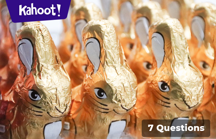 Quiz del conejo de Pascua de chocolate - Kahoot! Quiz