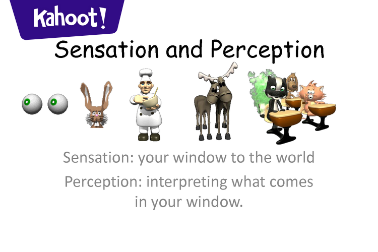 AP Psychology - Unit 4 Sensation and Perception - Kahoot! Quiz