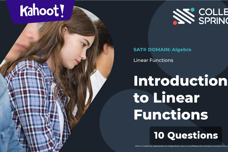 Introduction to Linear Functions - Kahoot! Quiz